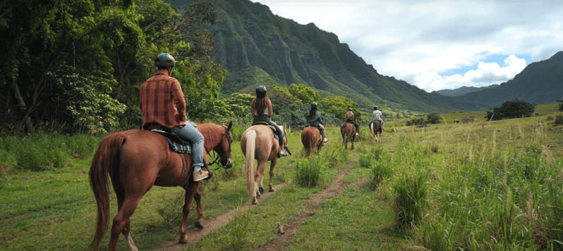 Oahu: Kualoa Hills and Valleys Horseback Riding Tour | GetYourGuide