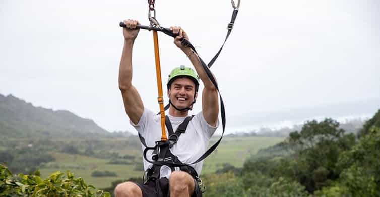 Oahu: Kualoa Jurassic Valley Zipline Tour | GetYourGuide