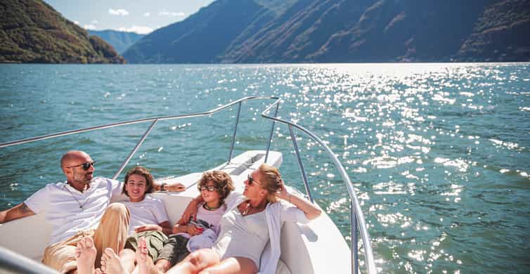 4 hours Private boat tour on lake of Como | GetYourGuide