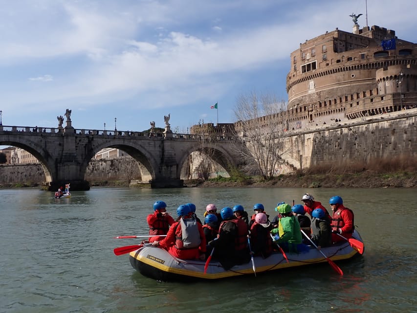 Rome: avontuurlijke raftingervaring op de rivier de Tiber | GetYourGuide
