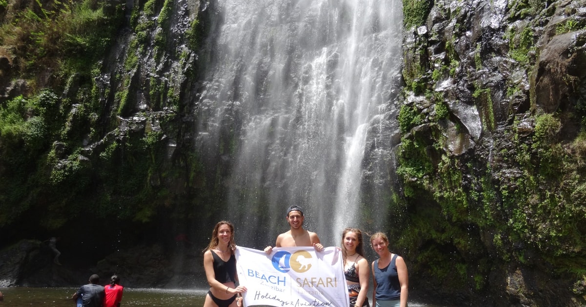 Arusha:Materuni Waterval, Smaak, Koffie Tour en Lunchpakket | GetYourGuide
