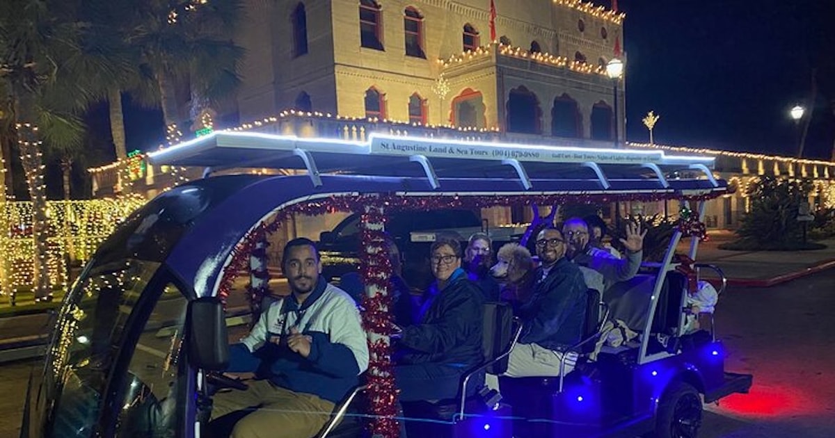St Augustine: Ghosts and Spirits Golf Cart Pub Crawl | GetYourGuide