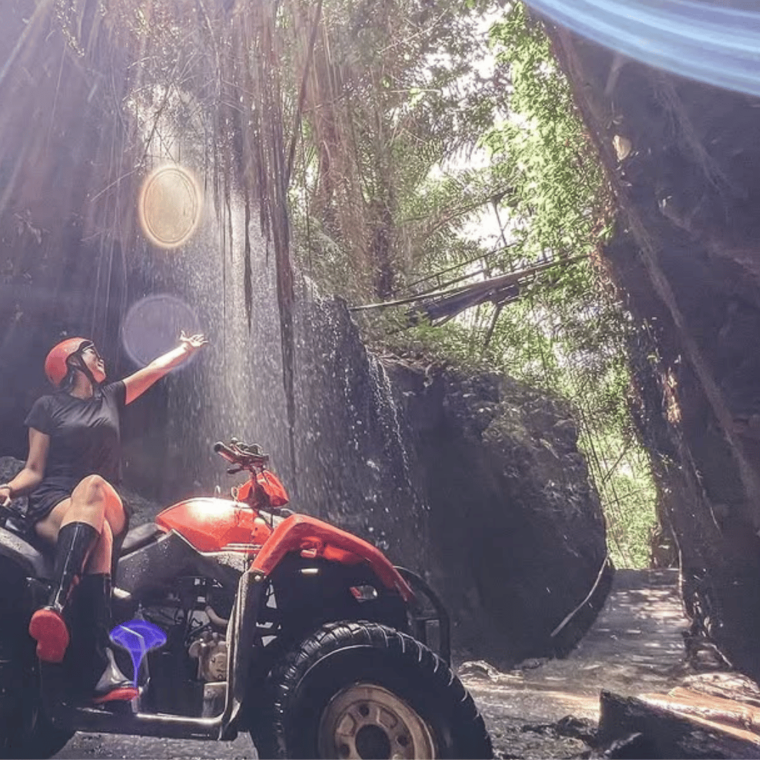Ubud: Quad ATV Waterfalls & Barong Caves | GetYourGuide