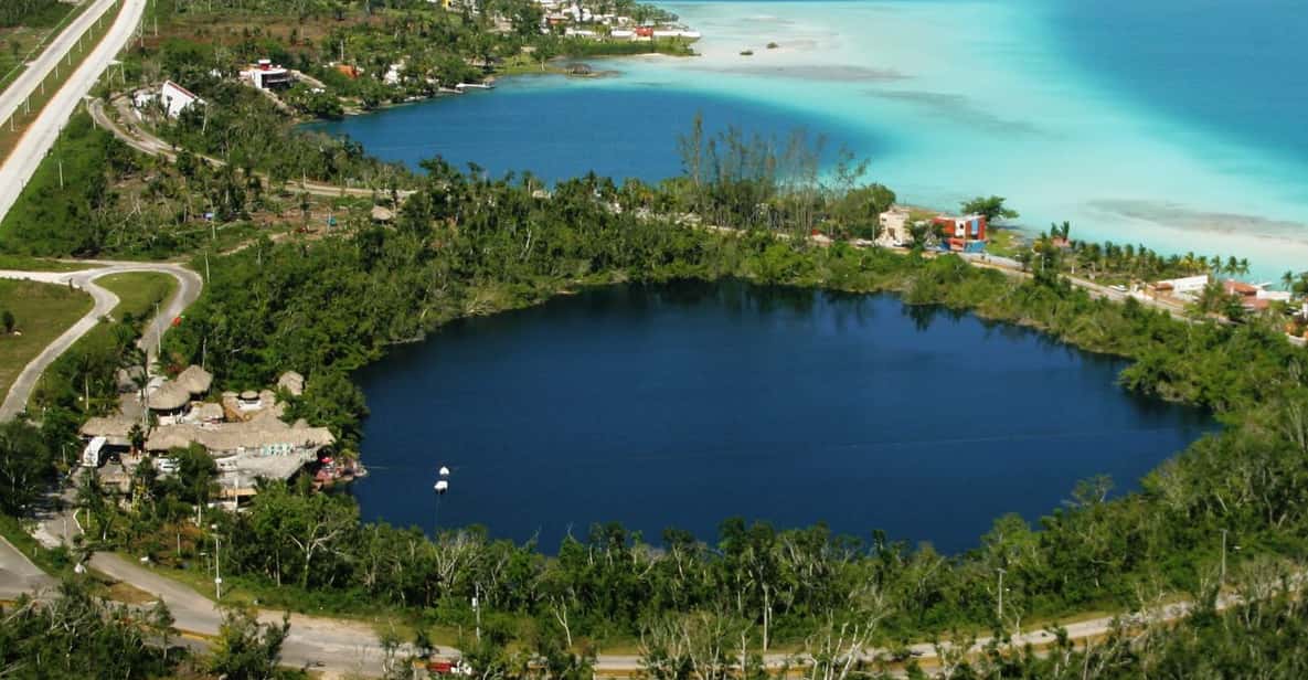 Din Cancun: Excursie de o zi în laguna Bacalar cu excursie cu barca și ... Din Cancun: Excursie de o zi în laguna Bacalar cu excursie cu barca și ...