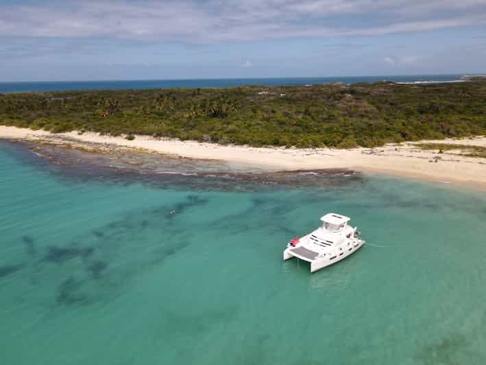 Fajardo: Private 47-F Catamaran Cruise with Drinks and Snack | GetYourGuide