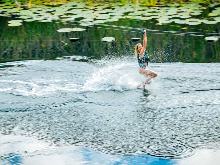 Cancun: Xenotes Park Swim, Snorkel, Rappel and Zipline Tour | GetYourGuide