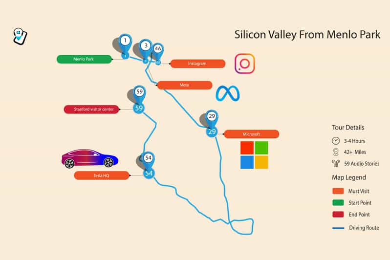 Silicon Valley: Selbstfahrende Audio-Tour | GetYourGuide