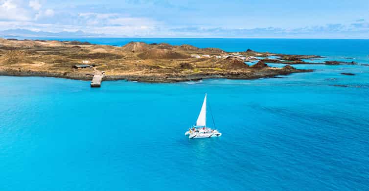 Insula Lobos: Excursie cu catamaranul de 4 ore cu prânz | GetYourGuide