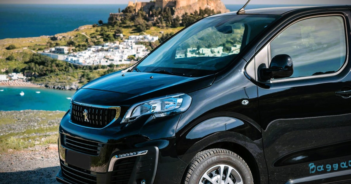 Rodas: Traslado al aeropuerto con SUV o MiniVan a/desde el hotel ...