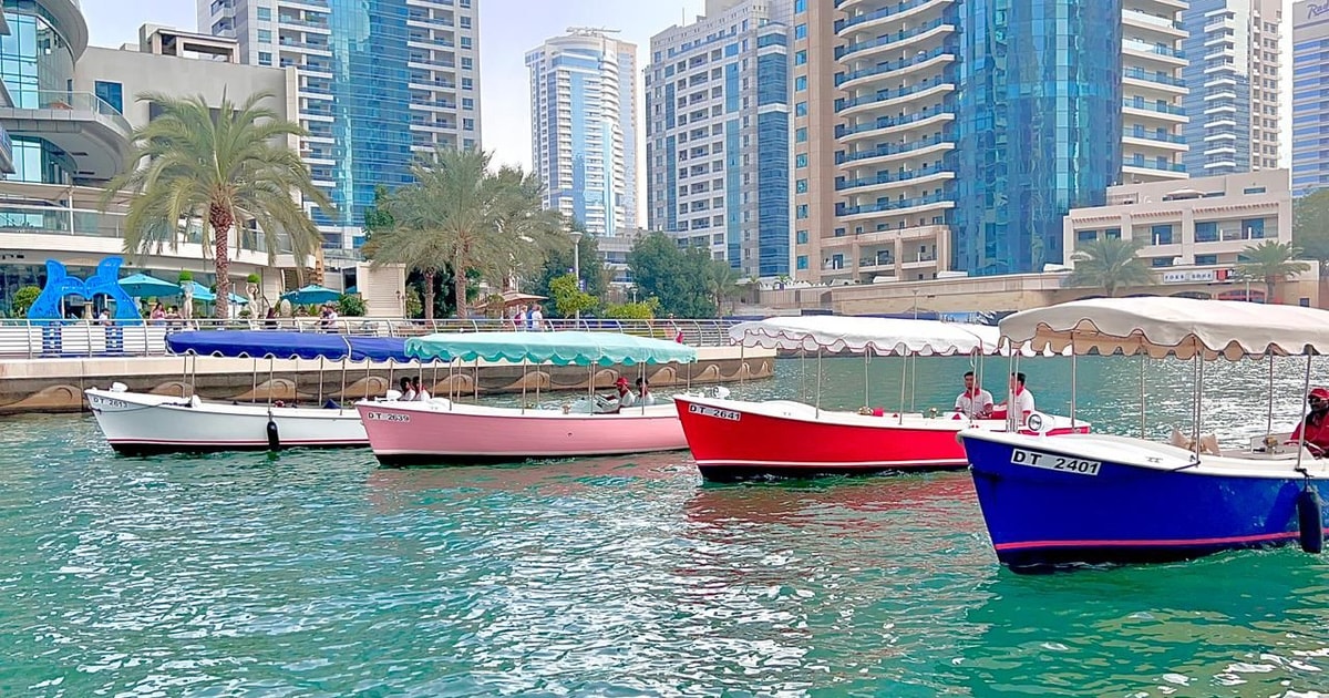 Private Electric Boat Tour in Dubai Marina & JBR | GetYourGuide