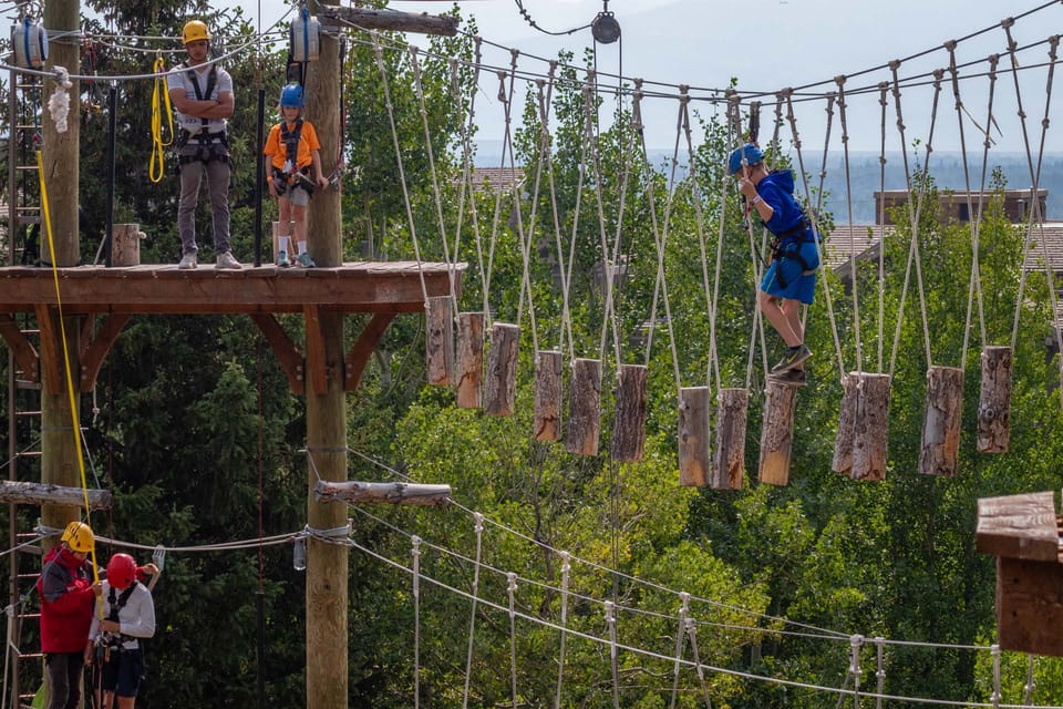 Teton: Jackson Hole Mountain Resort Aerial Ropes Course | GetYourGuide