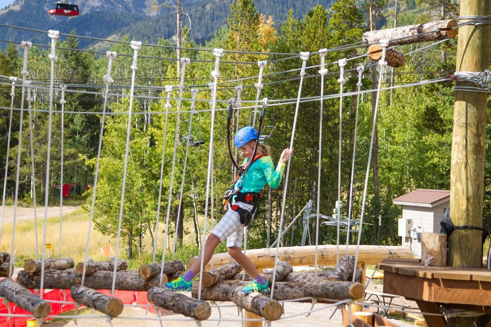 Teton: Jackson Hole Mountain Resort Aerial Ropes Course | GetYourGuide