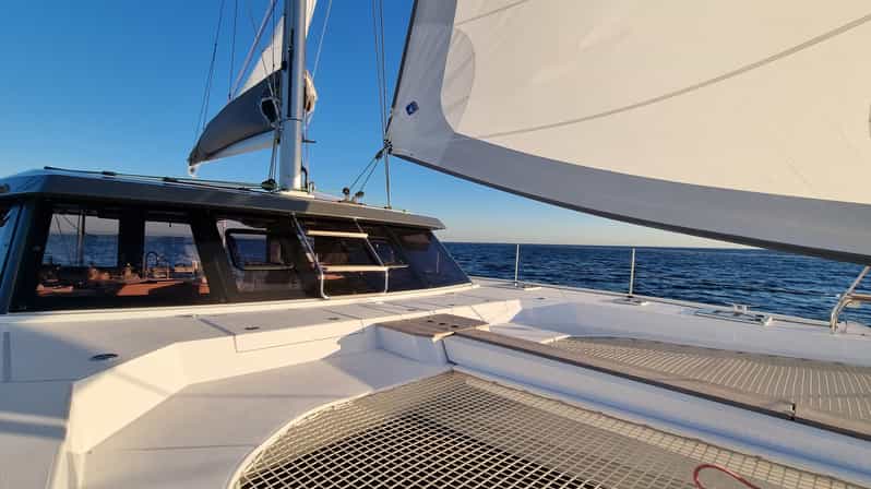 Cascais:Luxury Private Sailing Catamaran Cruise with a Drink | GetYourGuide