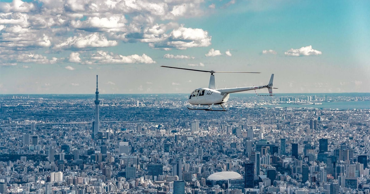 Tokyo: Guided Helicopter Ride | GetYourGuide