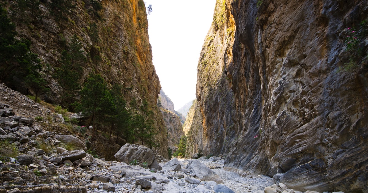 Din Chania sau Rethymno: Excursie ghidată în defileul Samariá Gorge ...