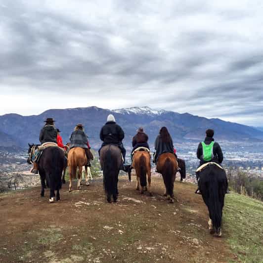 Santiago: Private Andes Foothills Horseback Riding. Half day | GetYourGuide