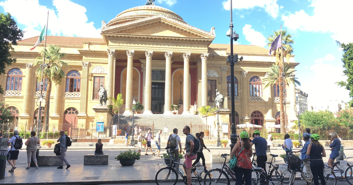 Palermo: begeleide fietstocht door historisch centrum met proeverij van ...