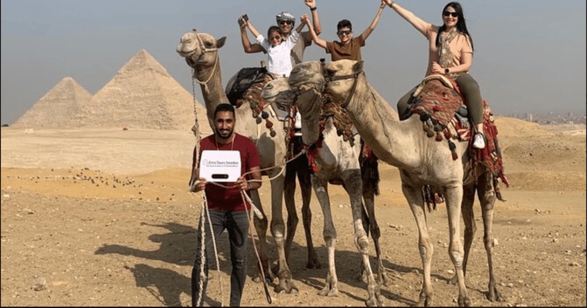 Cairo: Sunset or Sunrise Camel Ride at The Giza Pyramids | GetYourGuide