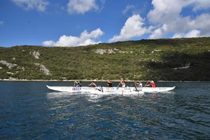 Rovinj: Lim Bay Outrigger Canoe Tour with Pirate Cave Visit | GetYourGuide