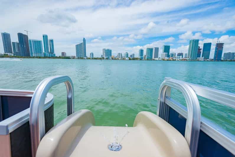 Private Fun Party Pontoon with Slide in Miami | GetYourGuide
