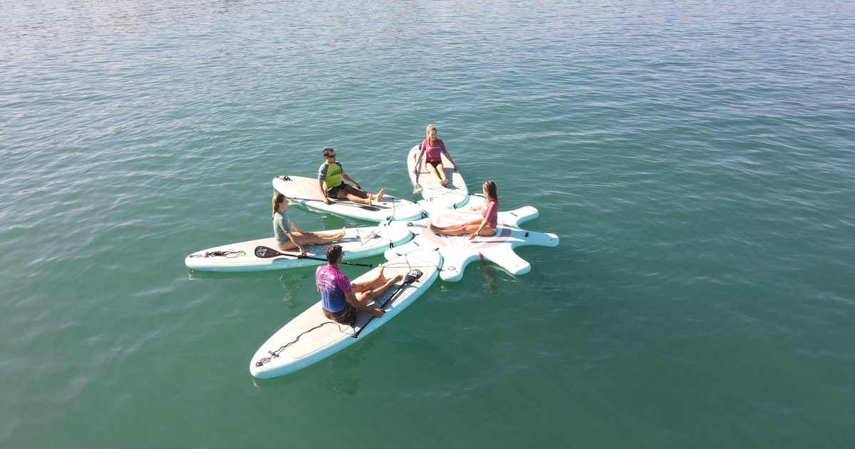 Arguineguín: Stand-up Paddleboard Yoga Class with Instructor | GetYourGuide