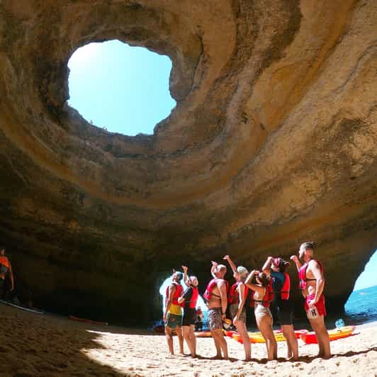 Van Benagil Beach: Benagil Cave Guided Kayaking Tour | GetYourGuide