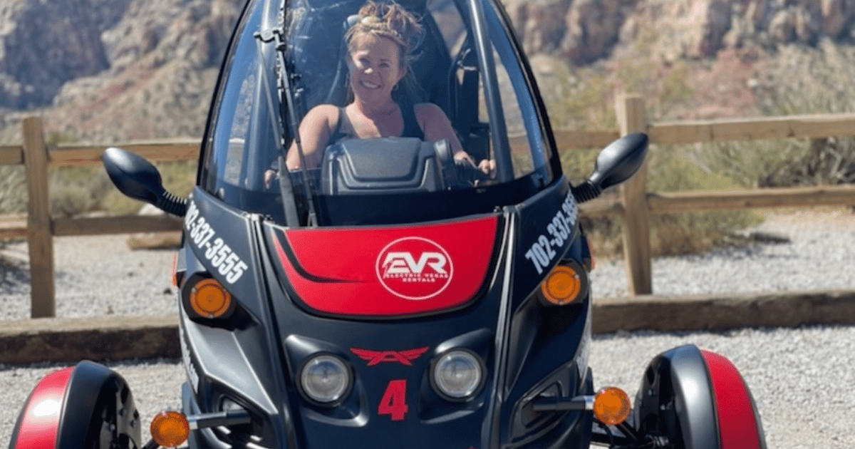 From Las Vegas: Red Rock Electric Car Self Drive Adventure | GetYourGuide