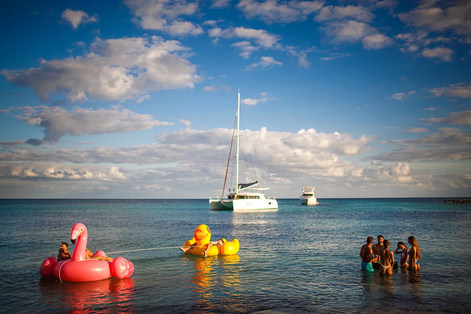All-Inclusive Tulum: 4hrs Coast & Fun in 34' Cat Aventura | GetYourGuide
