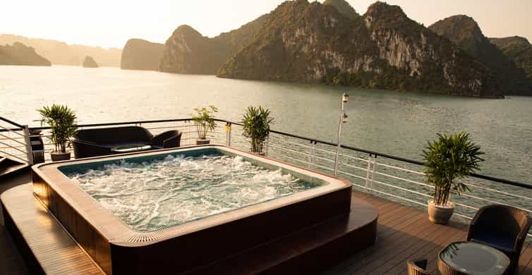 Hanoi: Ha Long Bay Overnight Cruise with Jacuzzi & Balcony | GetYourGuide