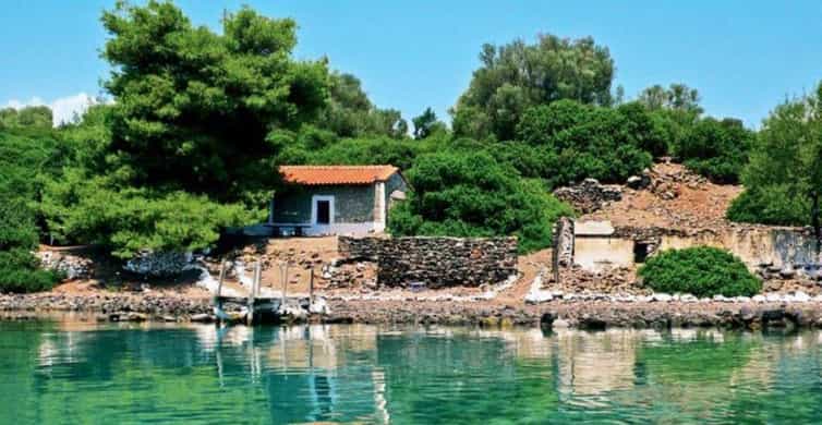 Ab Athen: Griechische Seychellen Tageskreuzfahrt mit Mittagessen ...