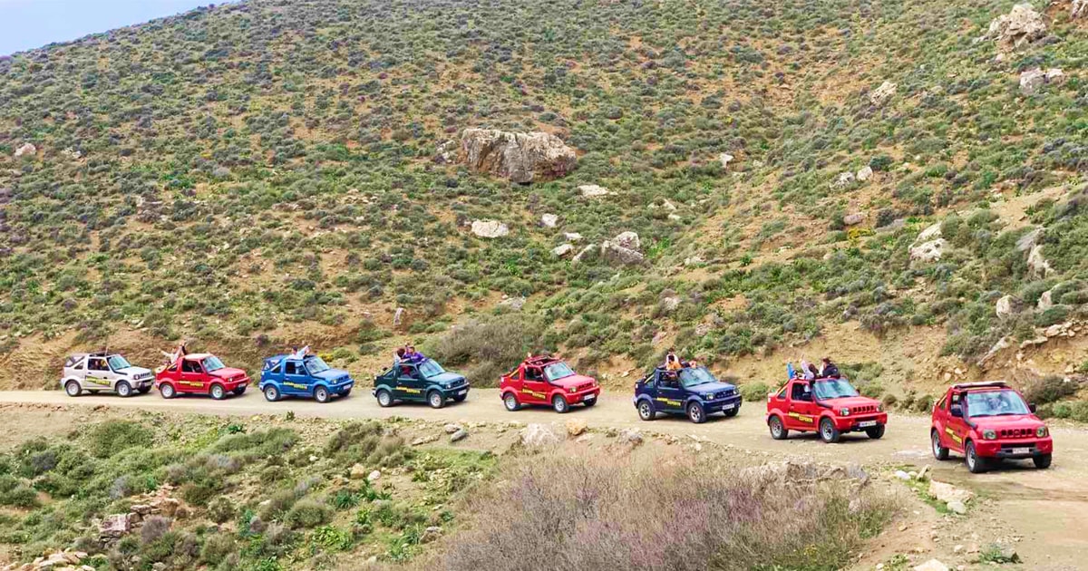Heraklion: Self-Driving 4X4 Jeep Off-Road Tour with Lunch | GetYourGuide