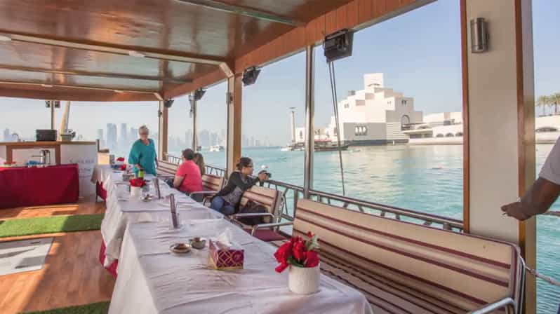 Qatar: Doha Sightseeing Cruise Onboard an Arabic Dhow Boat | GetYourGuide