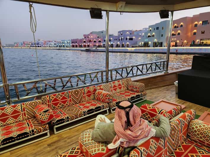 Qatar: Doha Sightseeing Cruise Onboard an Arabic Dhow Boat | GetYourGuide