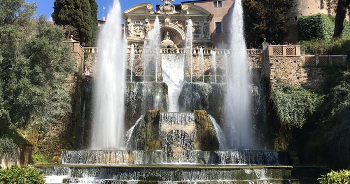 Da Roma: tour guidato di un giorno ai Giardini di Tivoli e alla Villa ...