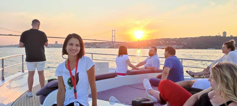 Istanbul: Bosphorus Sunset Yacht Cruise with Live Guide | GetYourGuide
