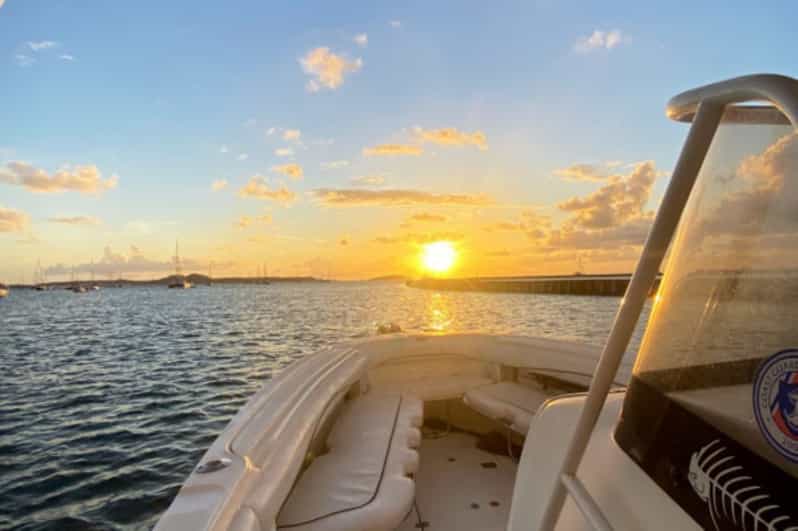 Saint Martin: Private Guided Sunset Boat Tour with Tapas | GetYourGuide