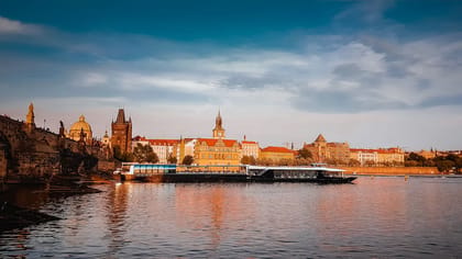 Prague: Sightseeing Dinner Cruise on Open-Top Glass Boat | GetYourGuide