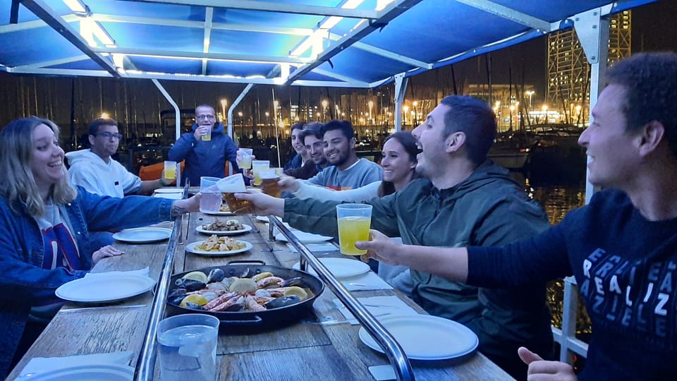 Barcelona: Private Evening Cruise with Dinner and Drinks | GetYourGuide