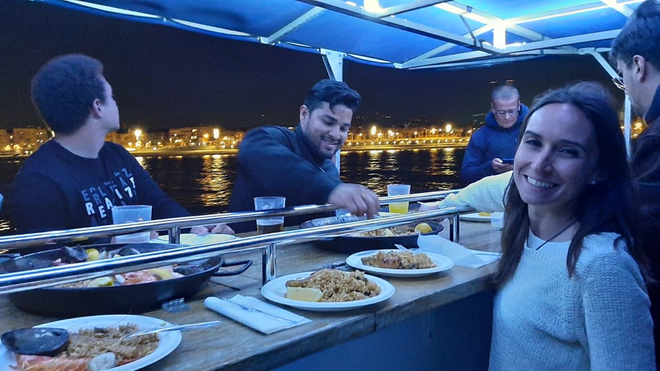 Barcelona: Private Evening Cruise with Dinner and Drinks | GetYourGuide