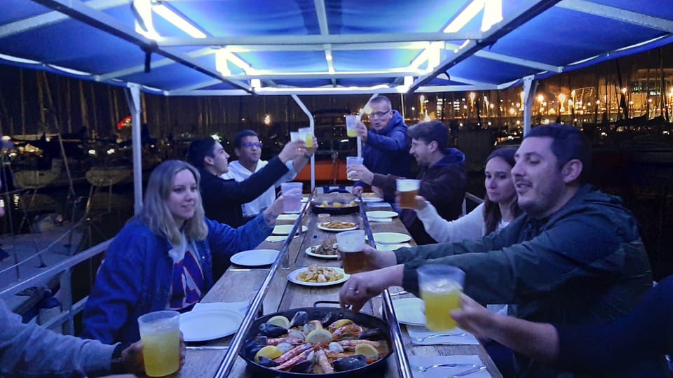 Barcelona: Private Evening Cruise with Dinner and Drinks | GetYourGuide