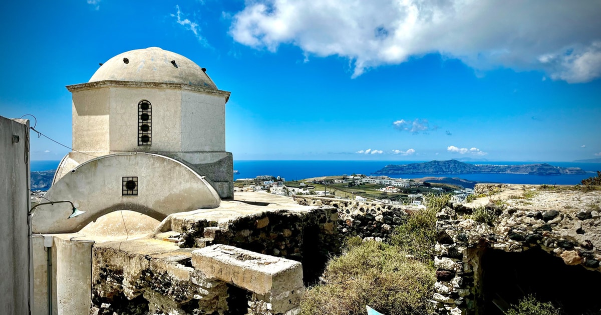 Santorini: Private Half-Day Tour with Local Guide | GetYourGuide