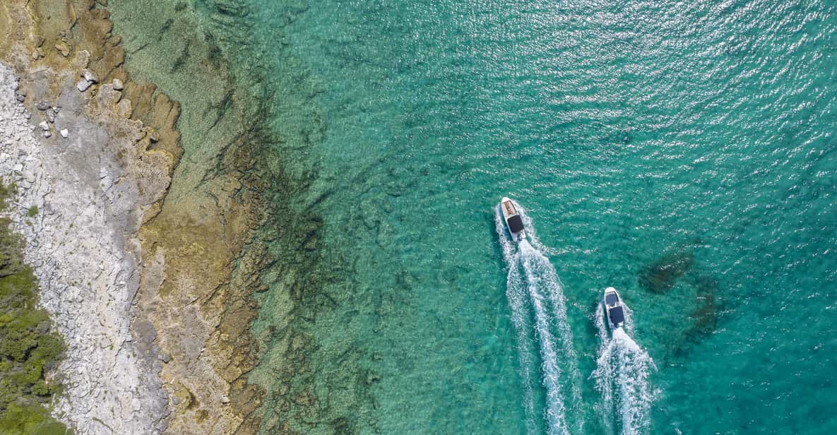 Rovinj o Vrsar: Excursión en lancha rápida por las islas de Rovinj y el ...
