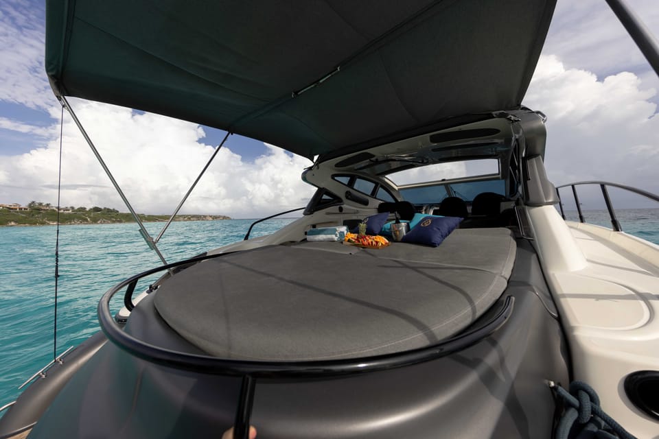 All-Inclusive Tulum: Coast & Fun 4 hours in 50' Cranchi | GetYourGuide