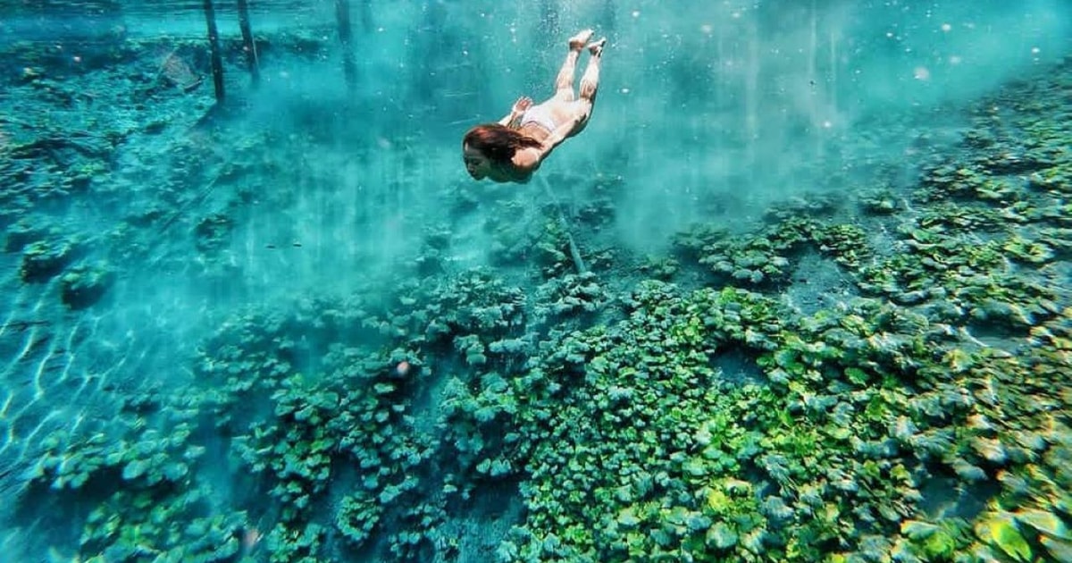 Von Flores aus: El Pucte Blauer Krater Private Tagestour | GetYourGuide