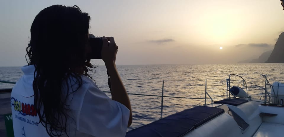 Sunset trip on board Seaborn Catamaran | GetYourGuide