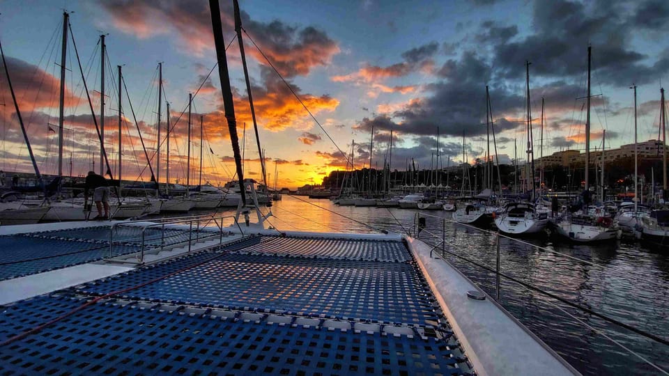 Sunset trip on board Seaborn Catamaran | GetYourGuide