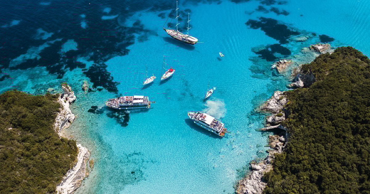Corfu/Benitses/Lefkimmi: Paxos, Antipaxos, & Caves Cruise | GetYourGuide