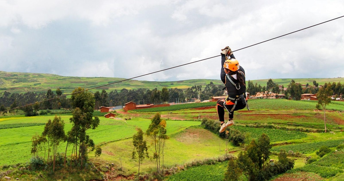 Von Cusco aus: Halbtägiges Zip Line Abenteuer | GetYourGuide