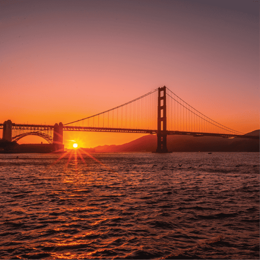 San Francisco: Golden Gate Bridge and Bay Sunset Cruise | GetYourGuide