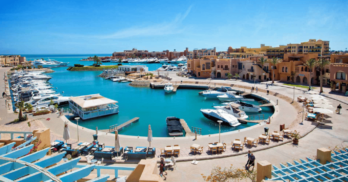 Hurghada: El Gouna dagsbrug, speedbåd, sightseeing | GetYourGuide